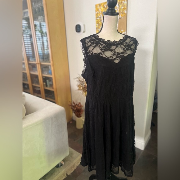 Love Squared | Dresses | Love Squared Cute And Sexy Black Lace Dress ...